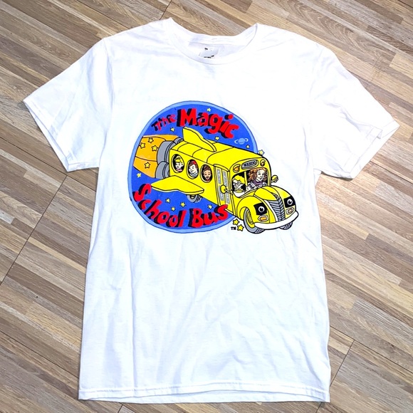 Tops | The Magic School Bus T Shirt Nostalgia Ride On The Yellow School ...